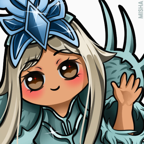 ArtStation - Winter warden chibi - Tibia outfit