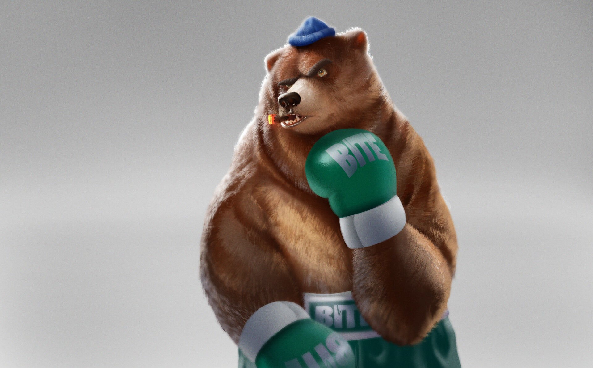ArtStation - Knockout League VR Stogie Bear