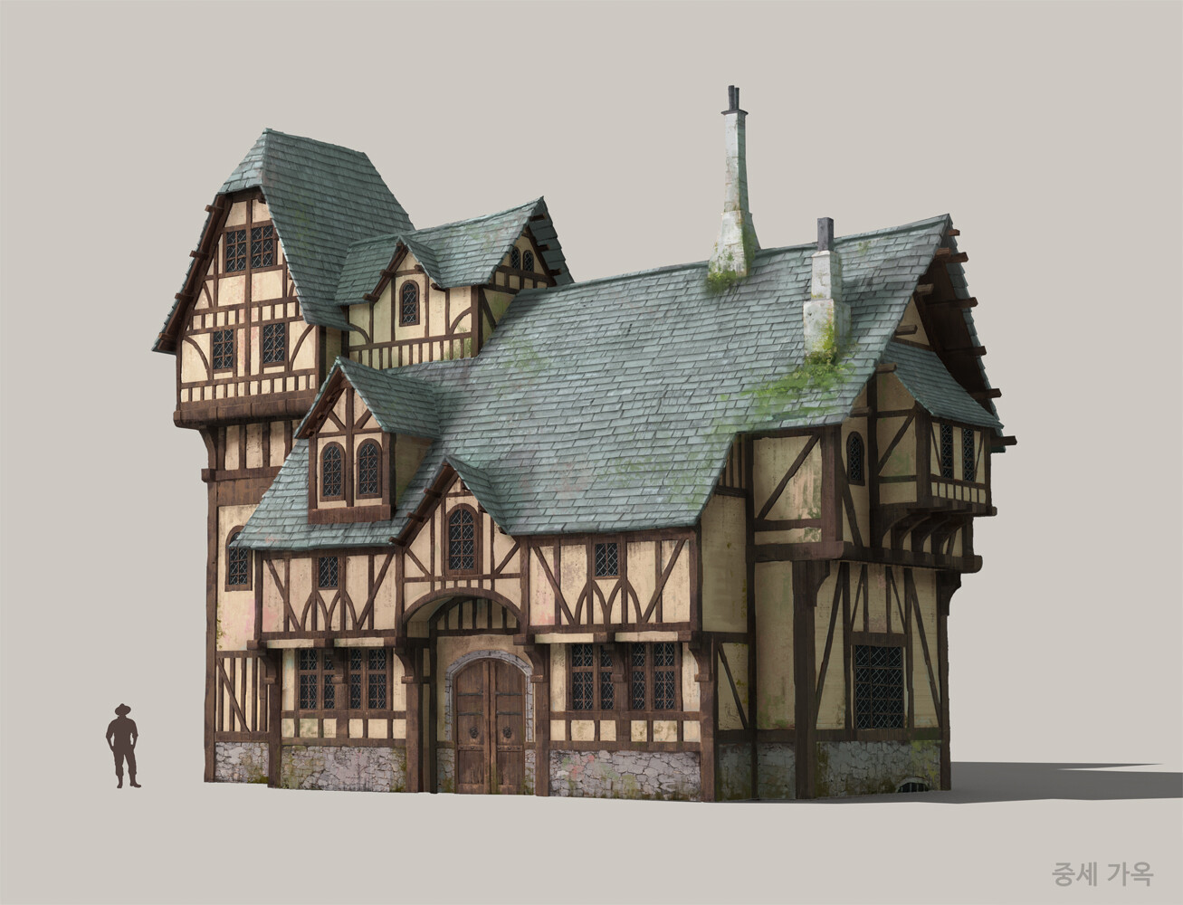 ArtStation - Half timbered house(interior)