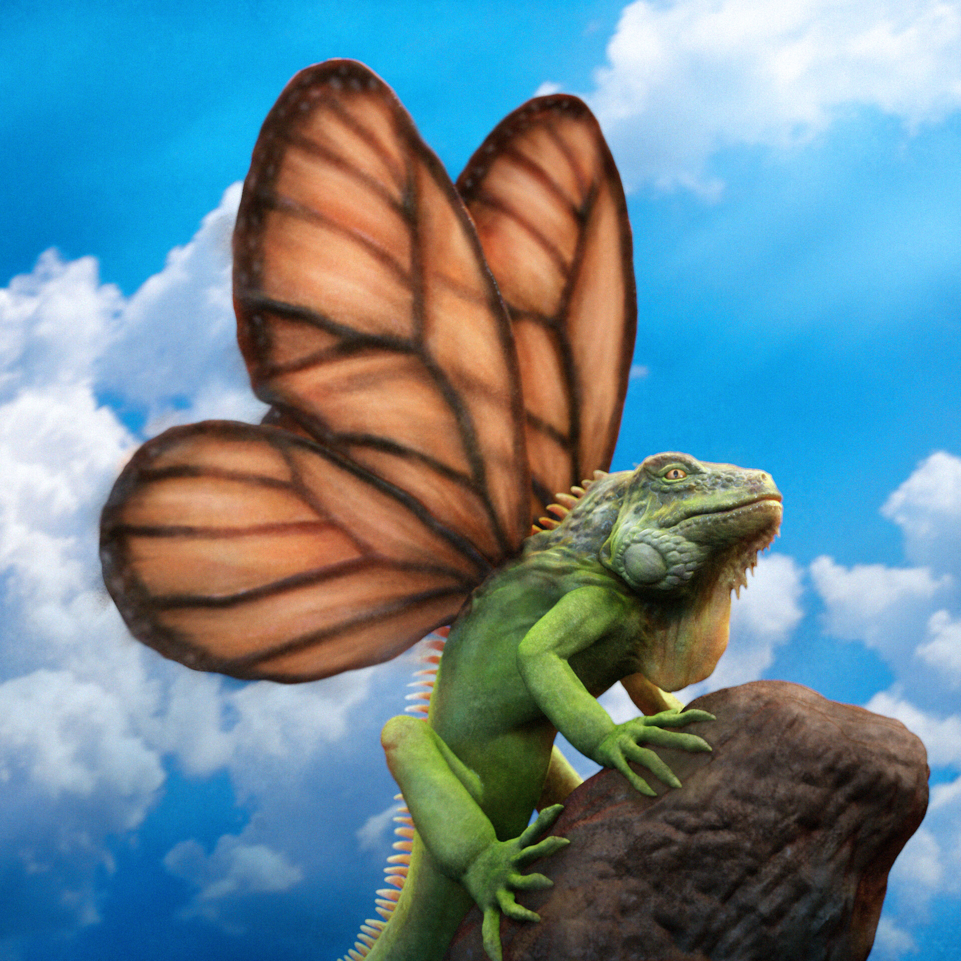 ArtStation - Butterfly Dragon