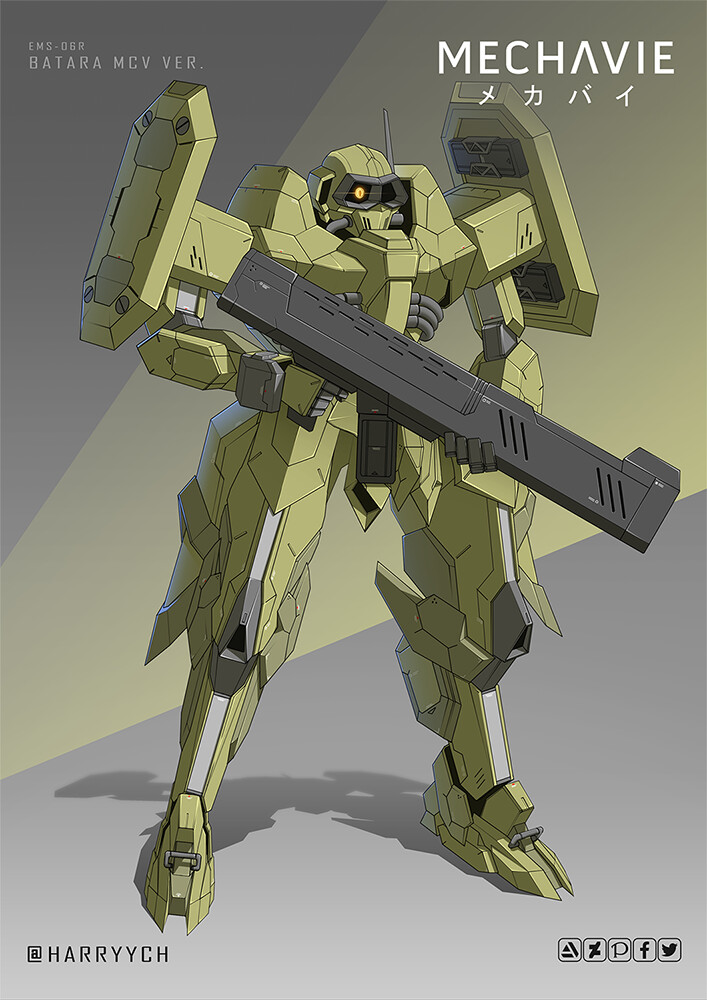 ArtStation - EMS-06R Batalla MCV Ver.