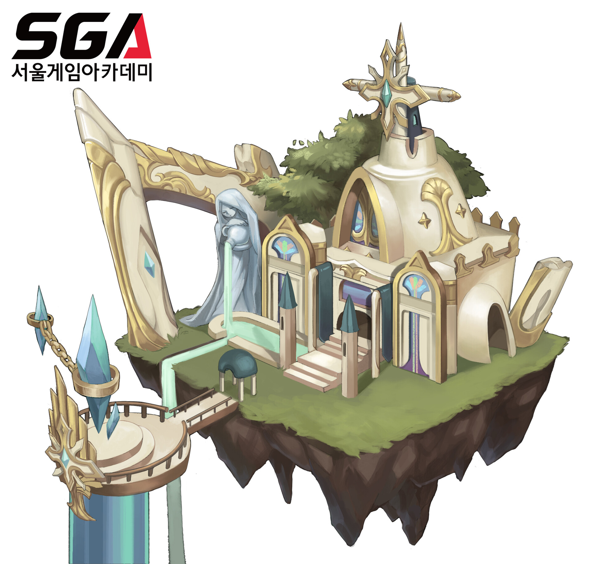 ArtStation - SGA_캐릭터 일러스트 학생작품