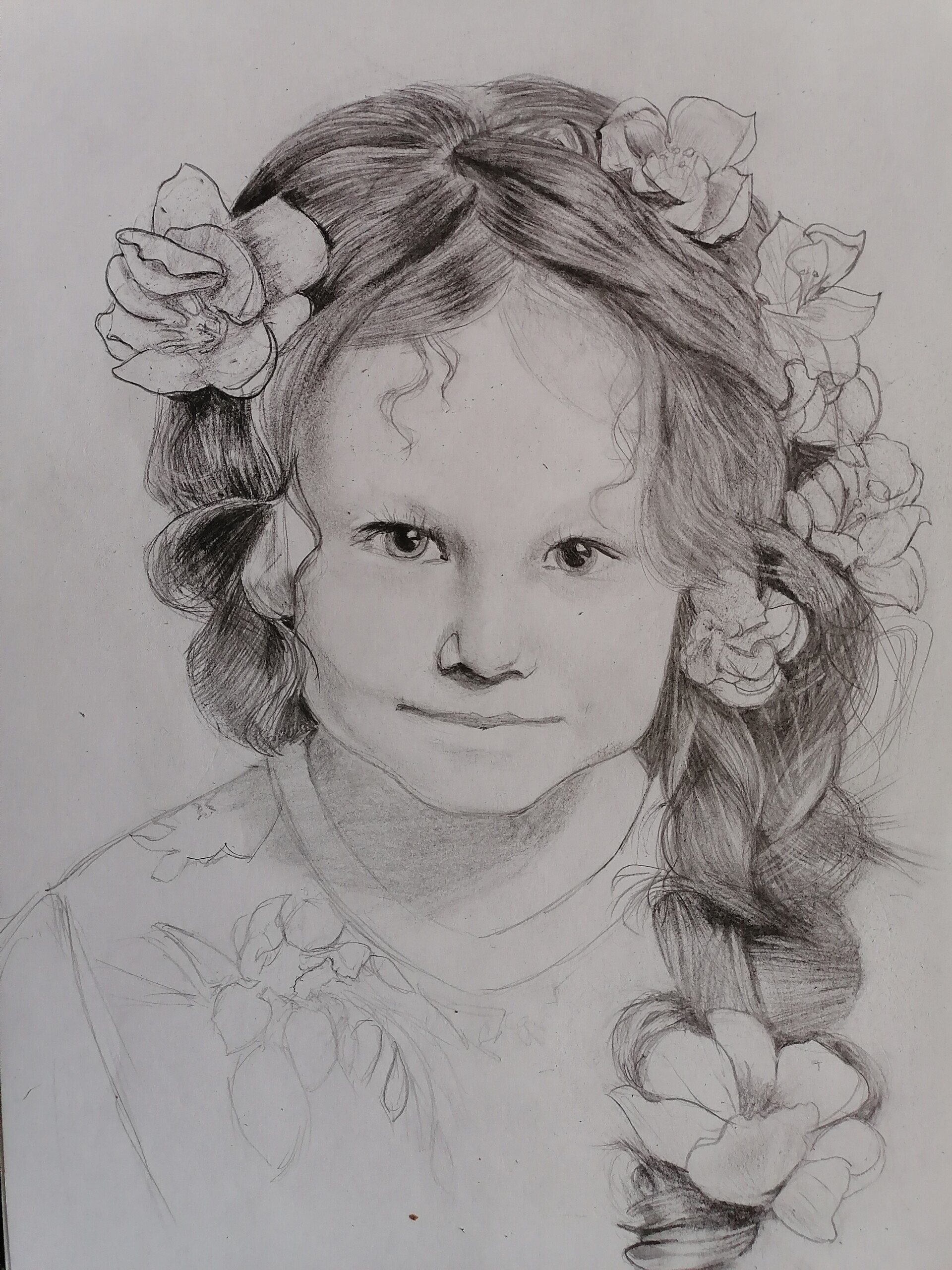 ArtStation - Girl sketch number 2😊