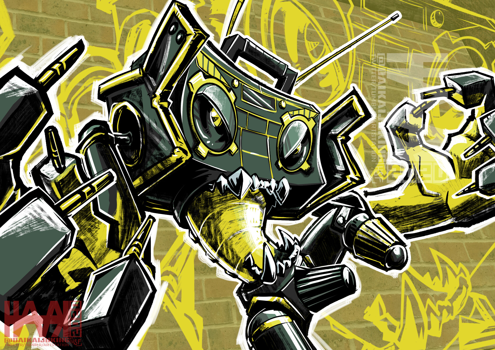 ArtStation - Fanart - Doombox from Lethal League