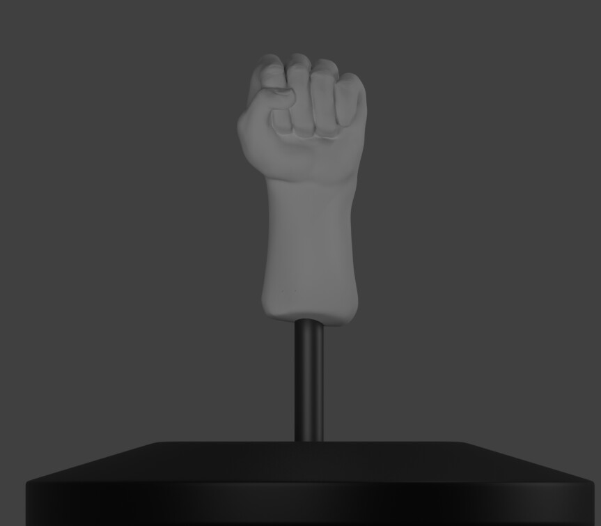 ArtStation - Sculpt January: Day Eleven - 2 hour sketch of a fist