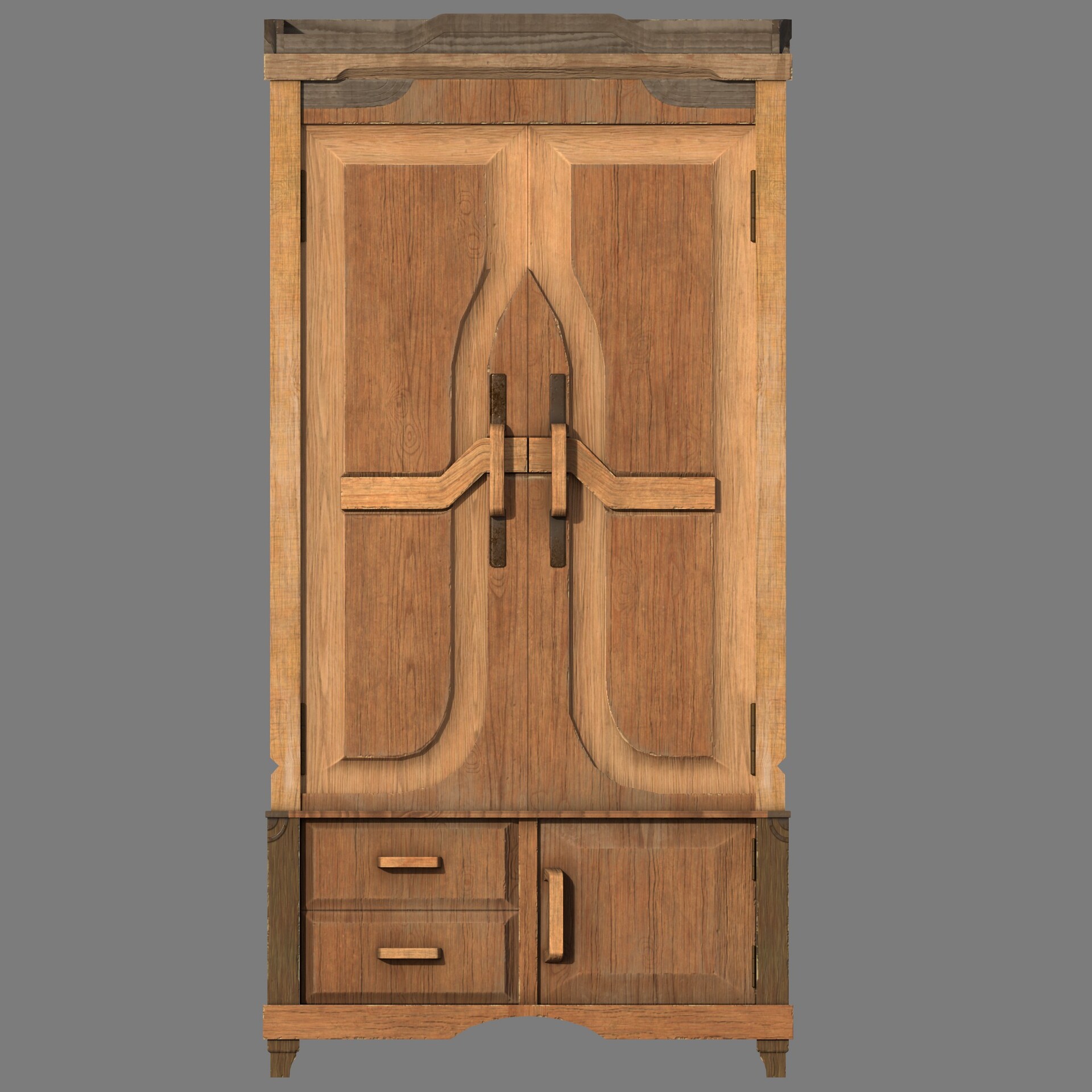 Gullible Coconut - 3D Wardrobe Prop - 2K Texture