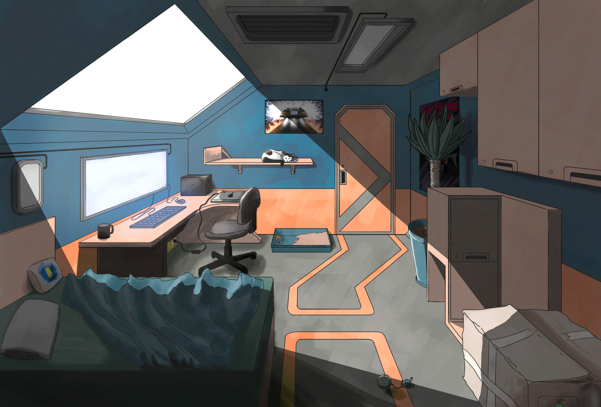 Sebastian Millar - Near Future Bedroom