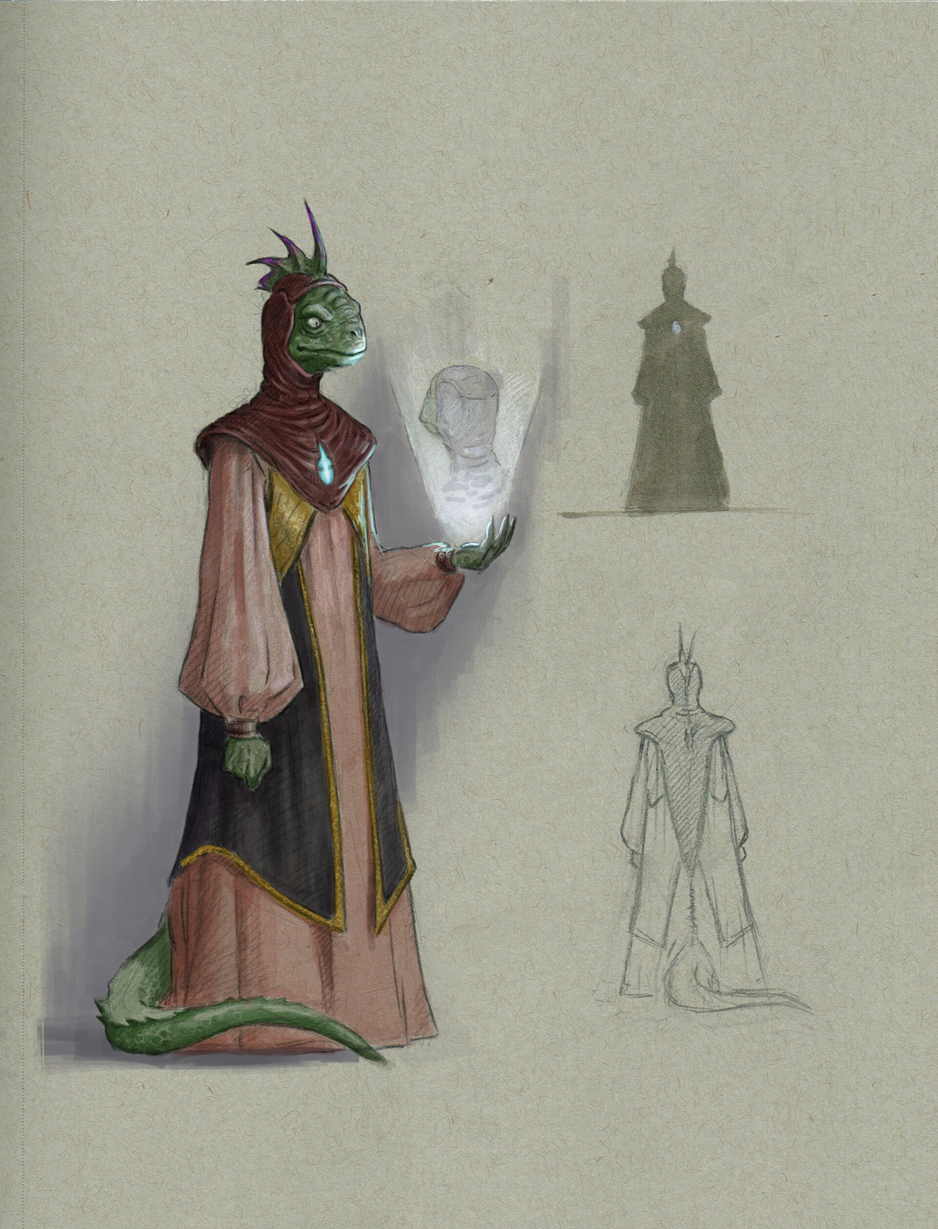 ArtStation - Lizardman alien