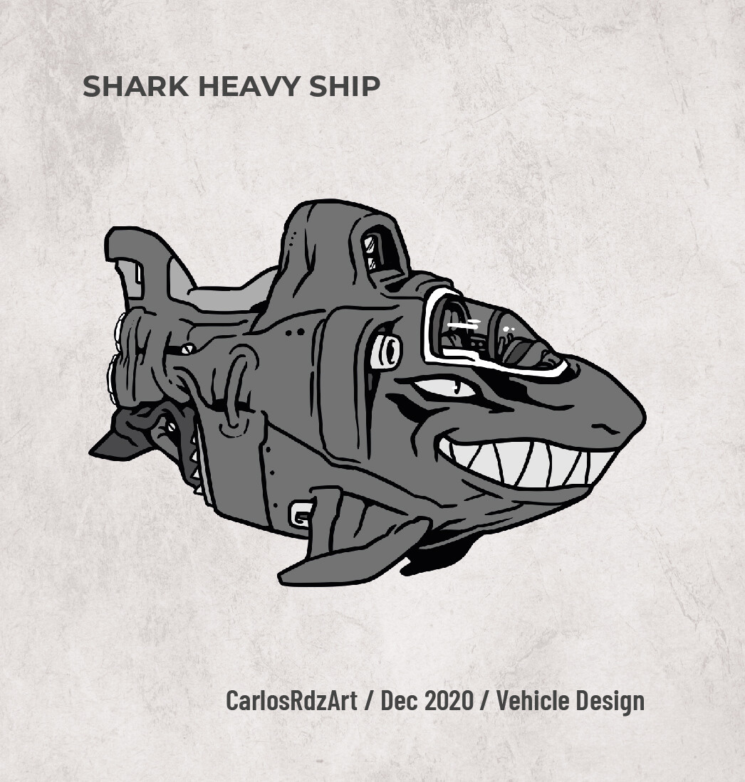 ArtStation - Shark Heavy Ship