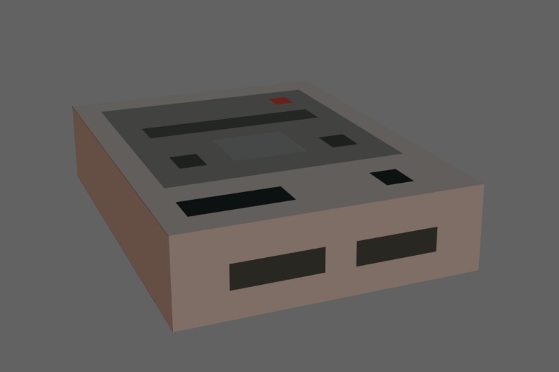 ArtStation - SNES 3D Model