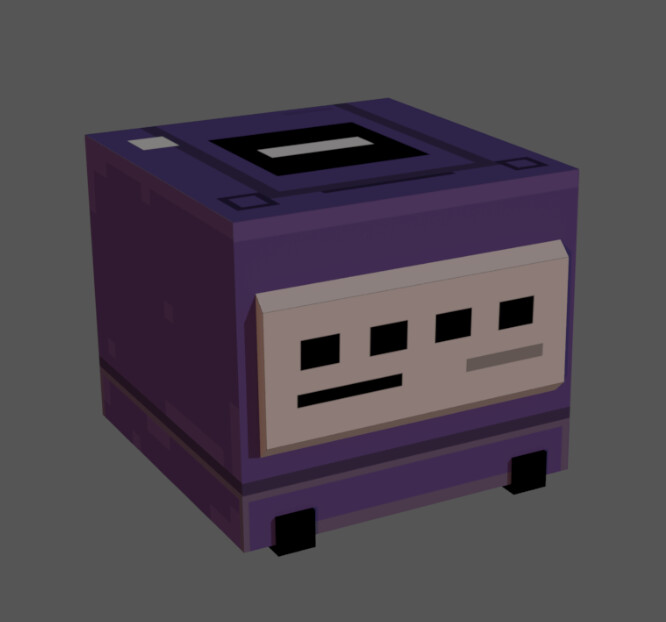 ArtStation - GameCube 3D Model