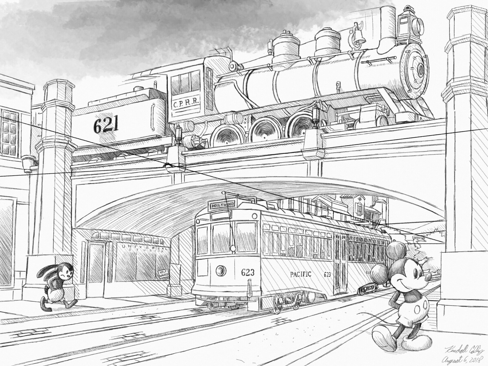 hollywood studios coloring pages