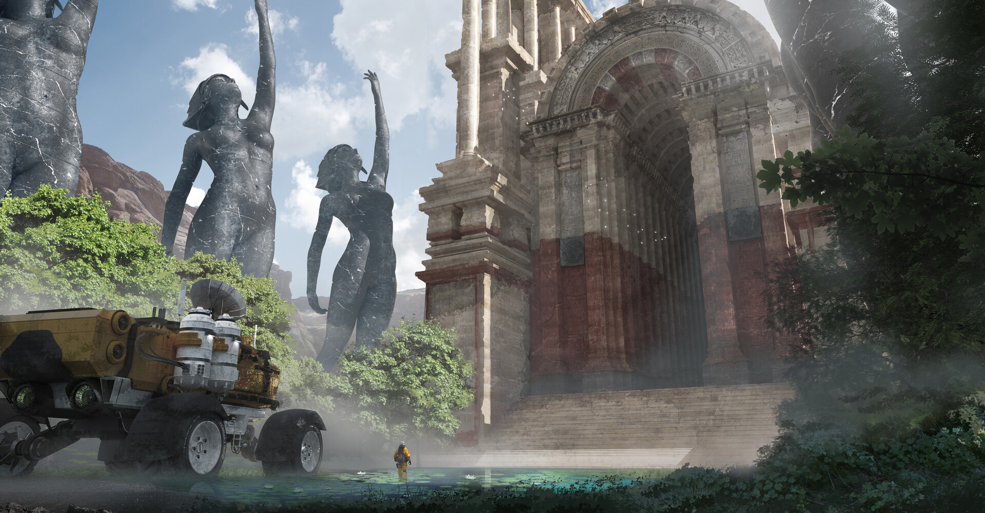 ArtStation - The gate of gods