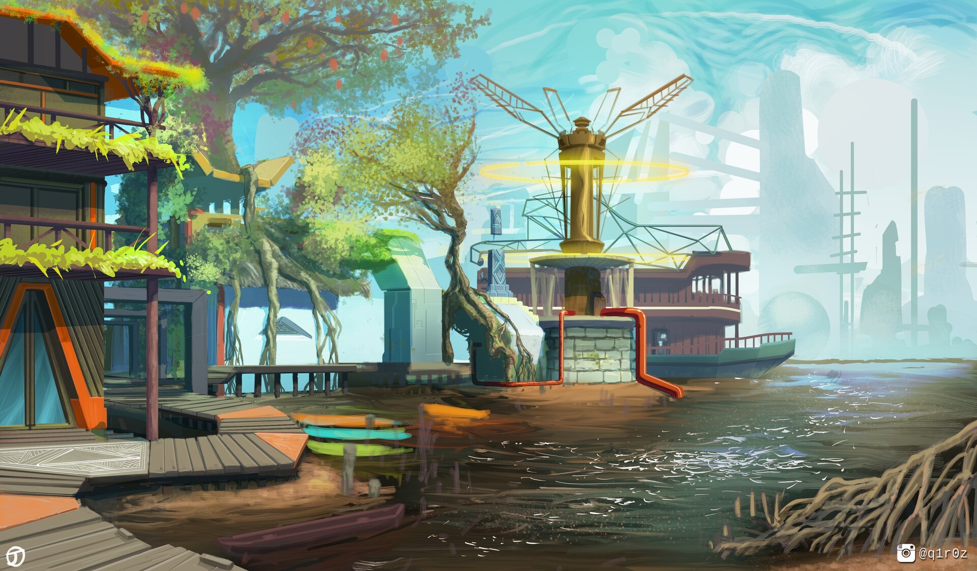 ArtStation - Solar Recharge Station