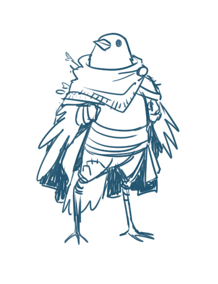 Bone Dust - Red, robin kenku