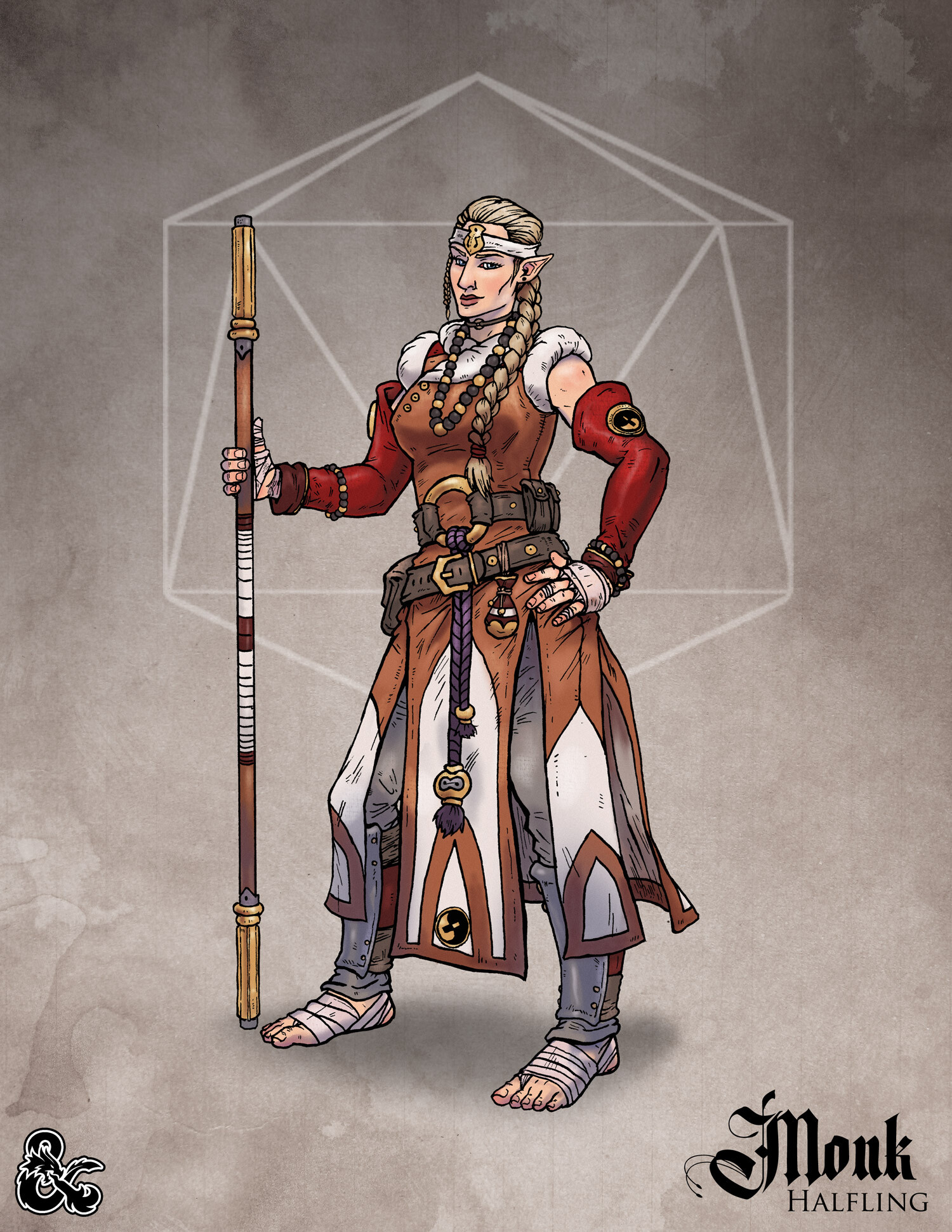 ArtStation - The Hero Archetypes - The Monk