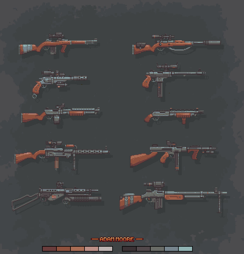 Pixel Art — World War 2 Tacticool by Adam Moore — ProUser.Me