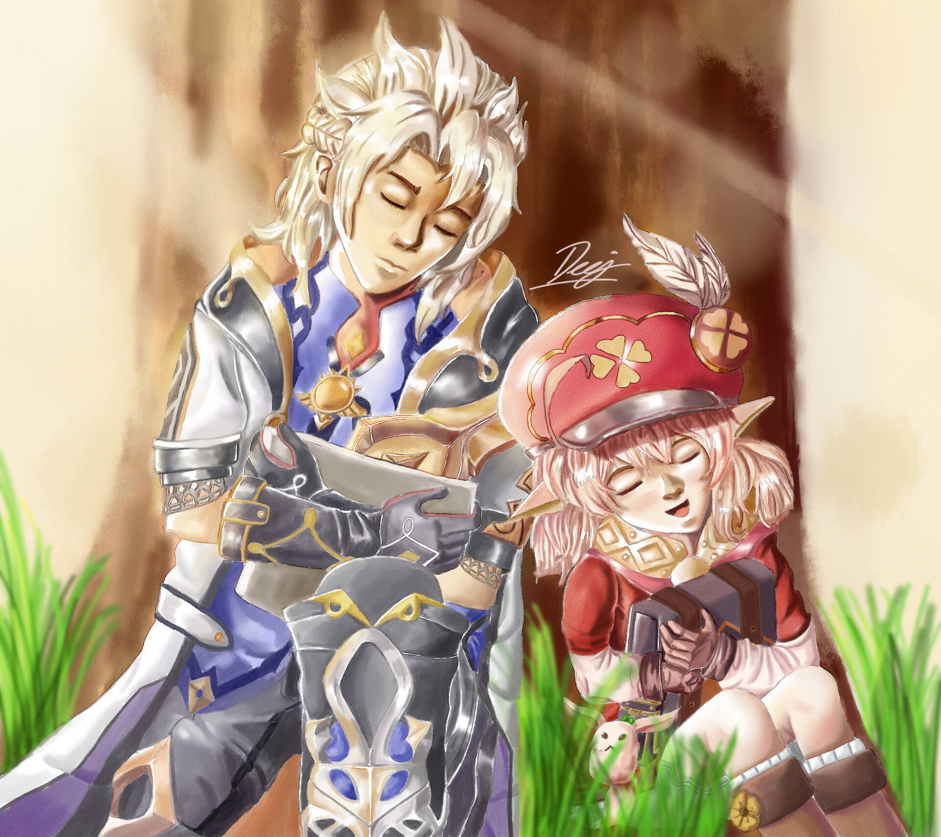 ArtStation - Albedo and Klee