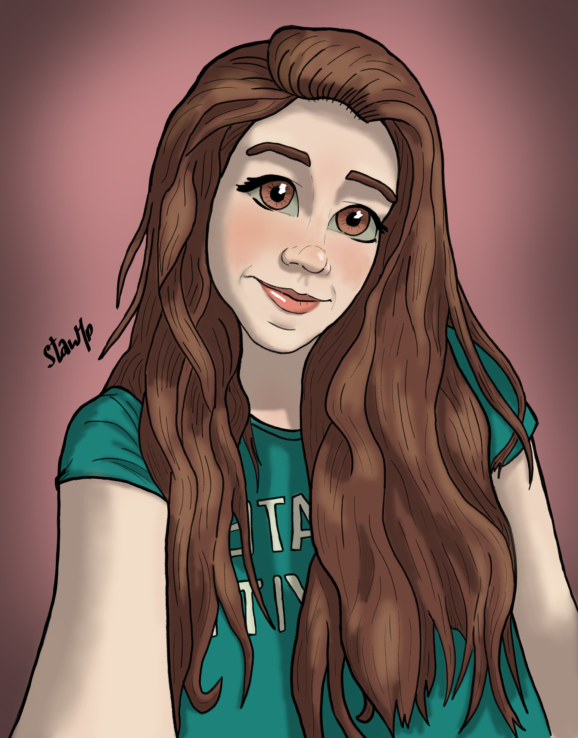 ArtStation - Toon Style Portrait