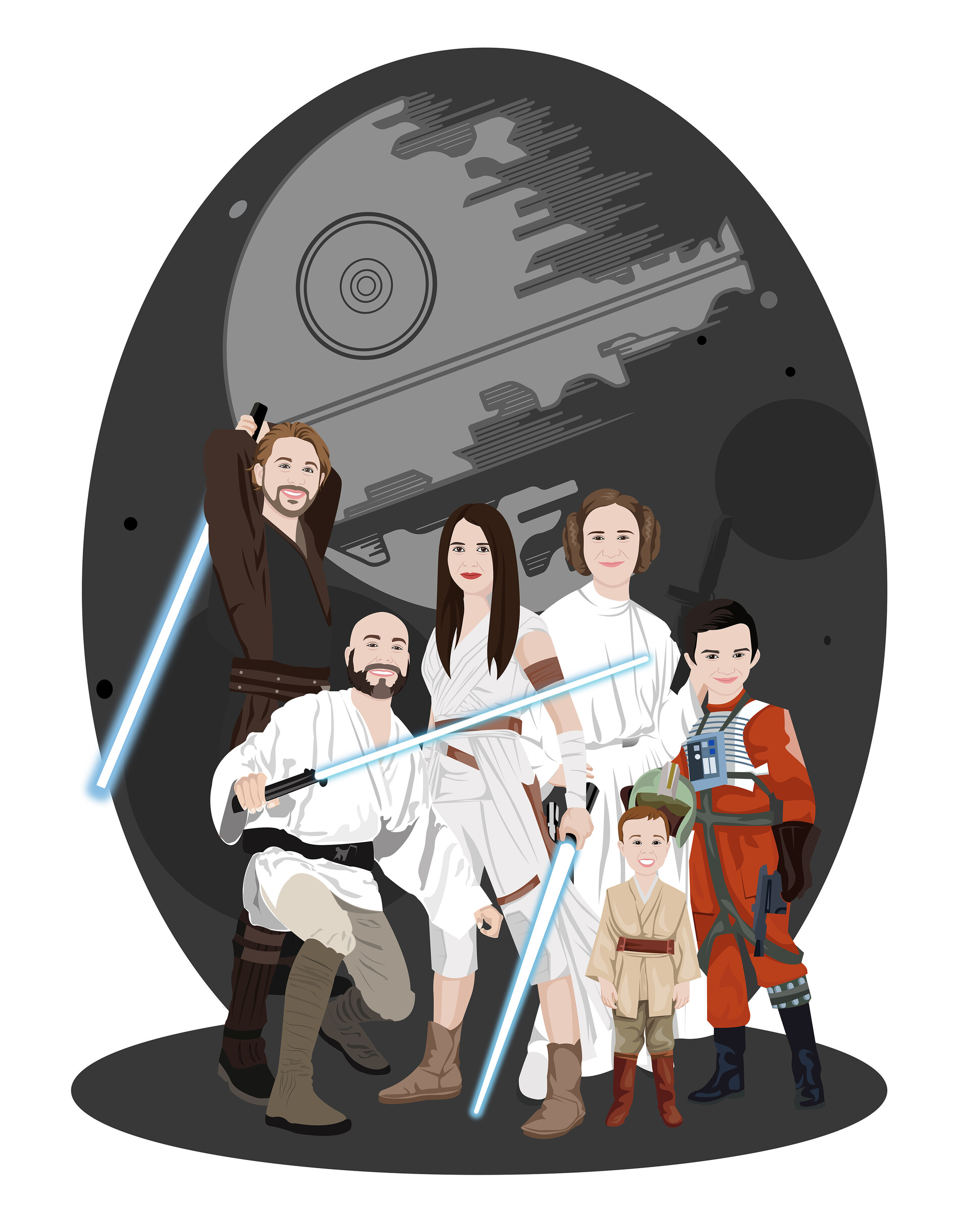 Skywalker Family Portrait