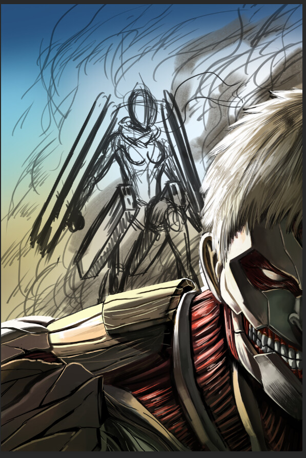 Colossal Titan Vs Armored Titan