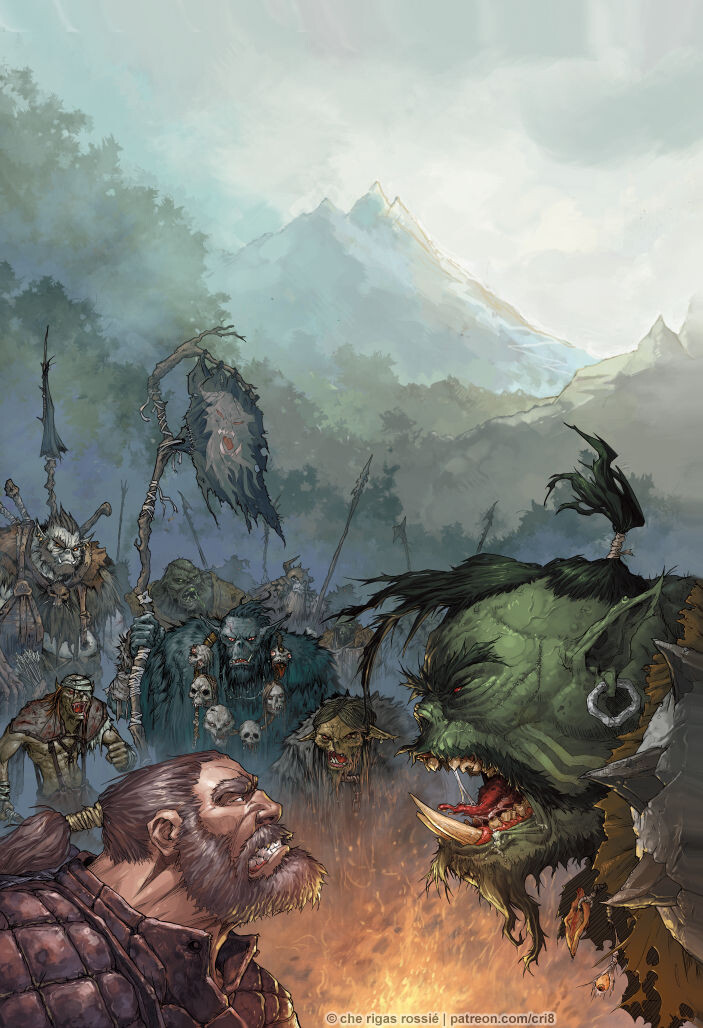 ArtStation - Cover Illustration: "The Dwarves" - Vol. 1