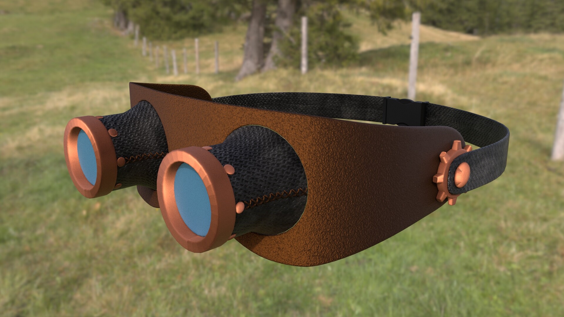 ArtStation - Complete Prop Asset : Goggle