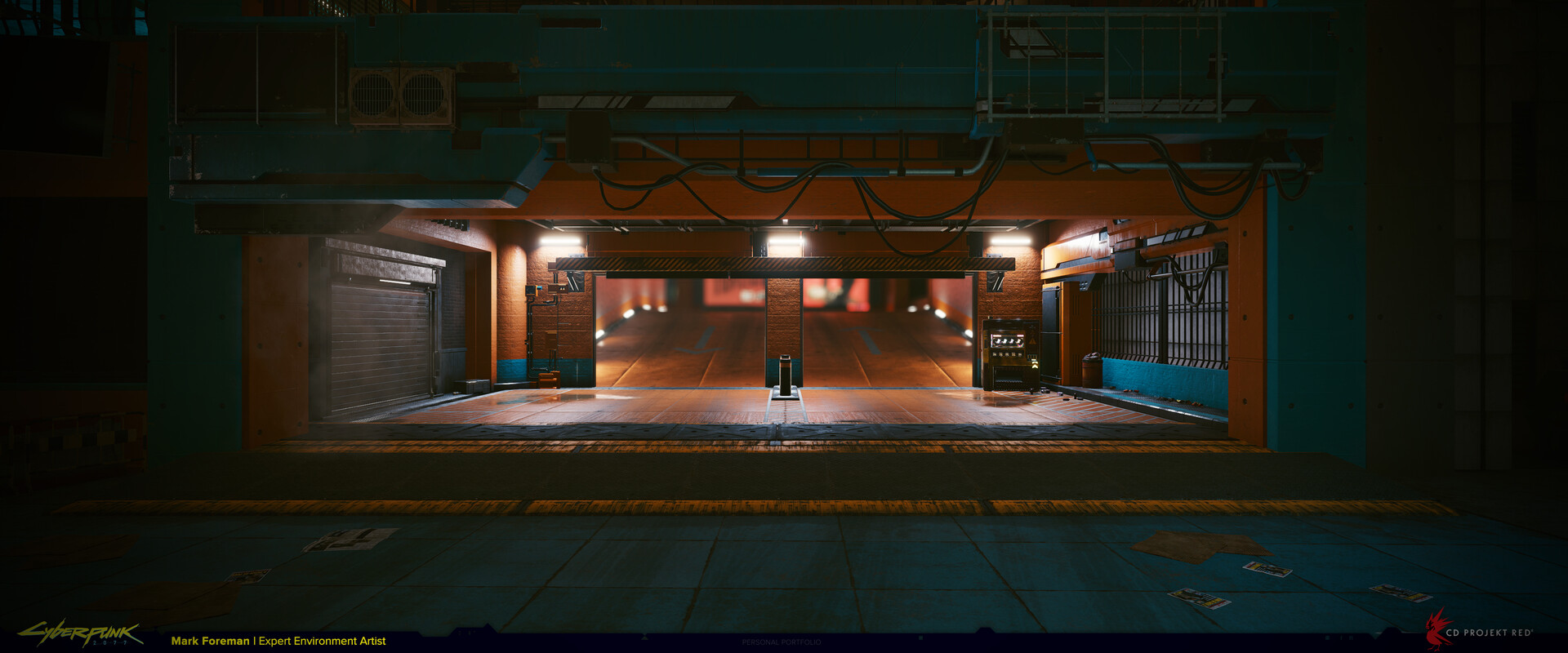 Mark Foreman - Megabuilding 10 Parking Garage - Cyberpunk 2077