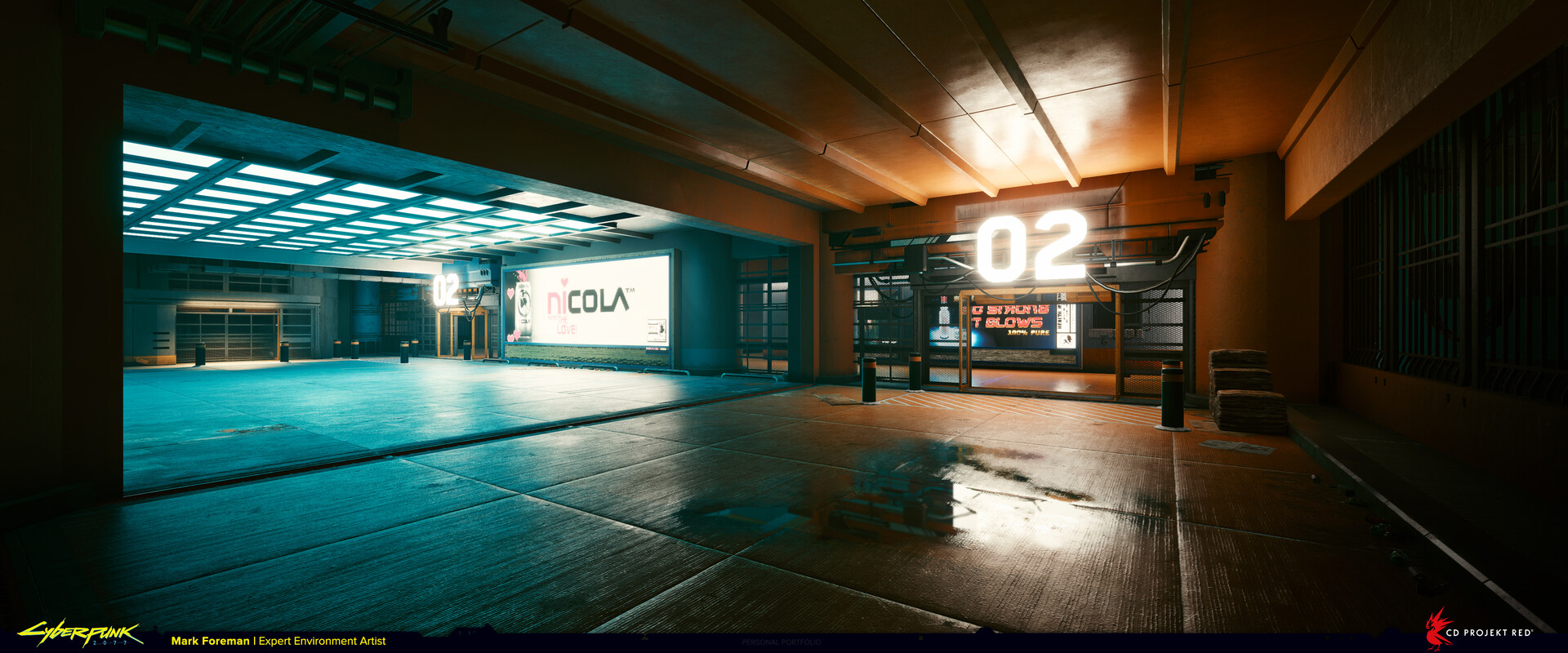 Mark Foreman - Megabuilding 10 Parking Garage - Cyberpunk 2077