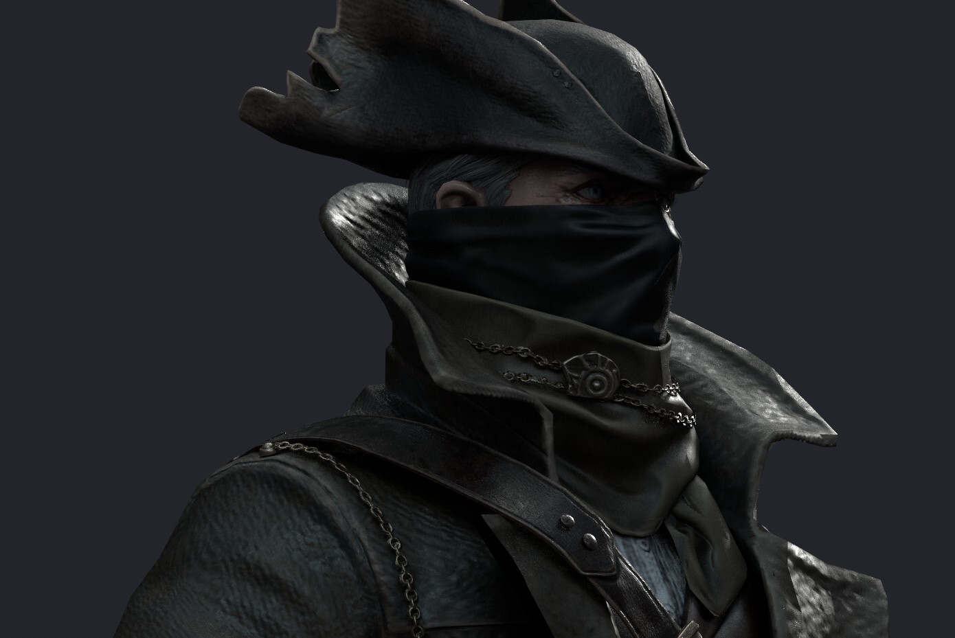 ArtStation - Bloodborne- Hunter fanart