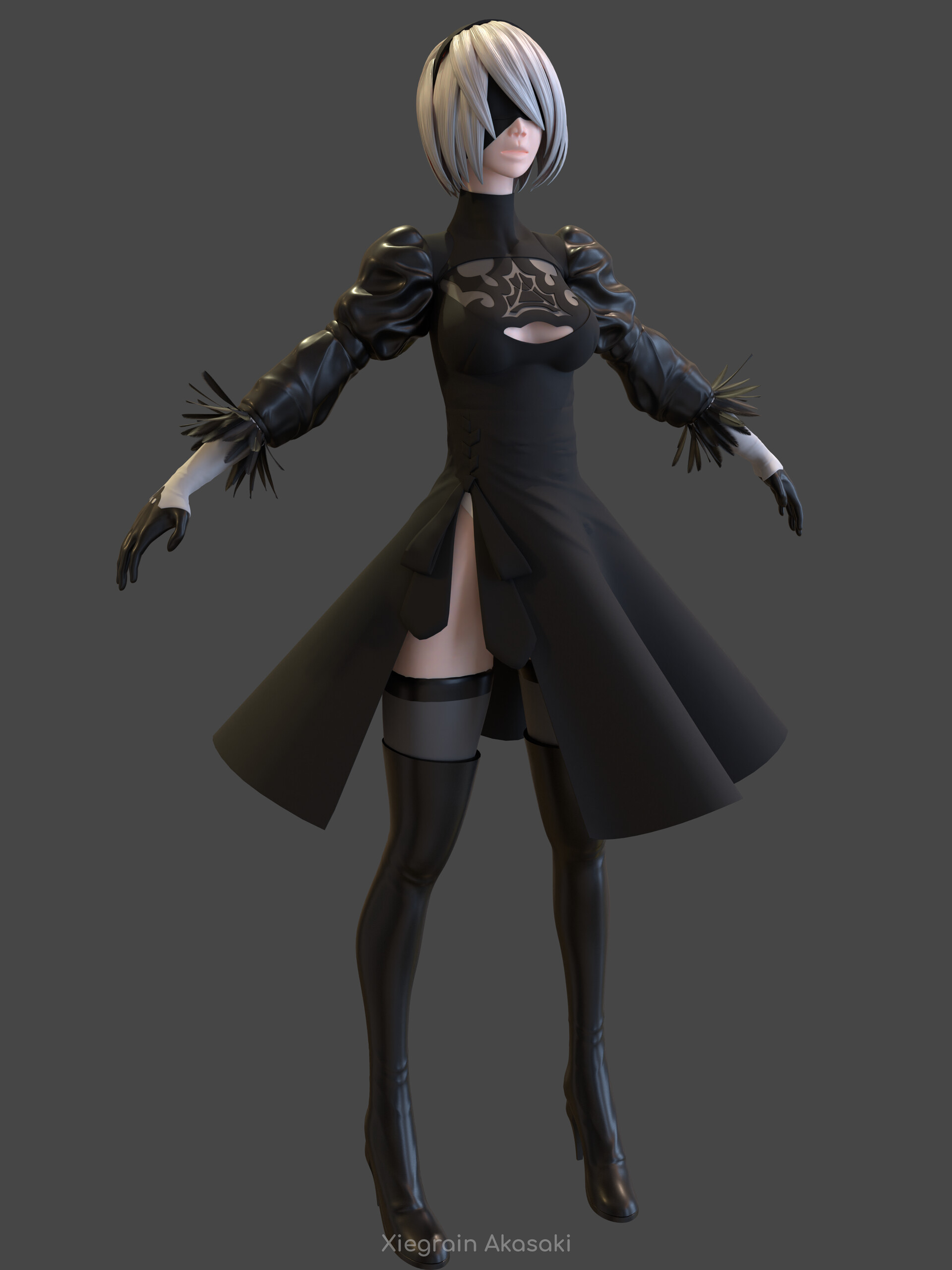 ArtStation - YoRHa Unit No.2 Type B