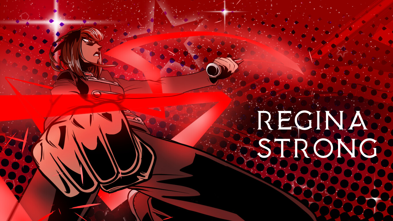 ArtStation - Regina Strong Cosmic Dawn Desktop bg