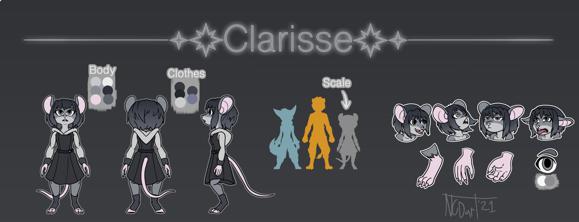 ArtStation - Clarisse Character Sheet