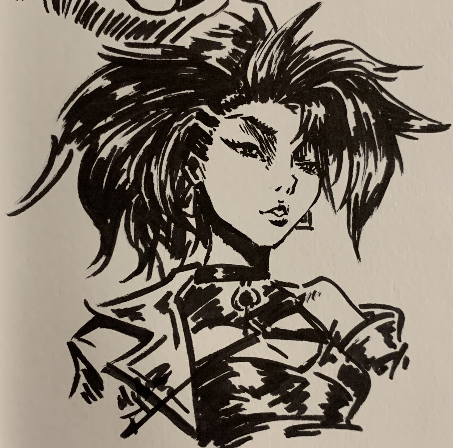 ArtStation - Ink Brush Practice