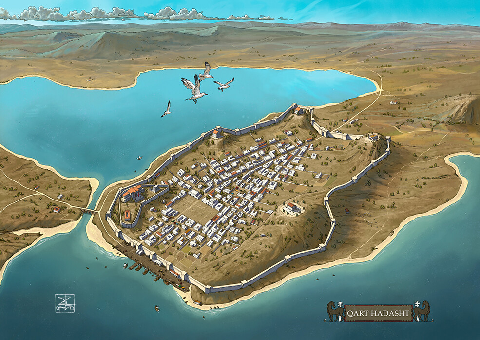 ArtStation - Ancient City of Qart Hadasht