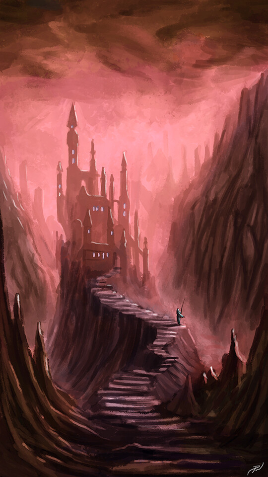 Quick Painting 57 by Laszlo Pinter (Las Pinter) : r/ImaginaryPathways