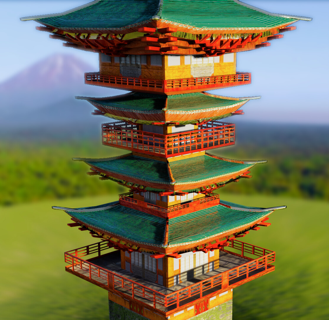 ArtStation - Japanese Temple