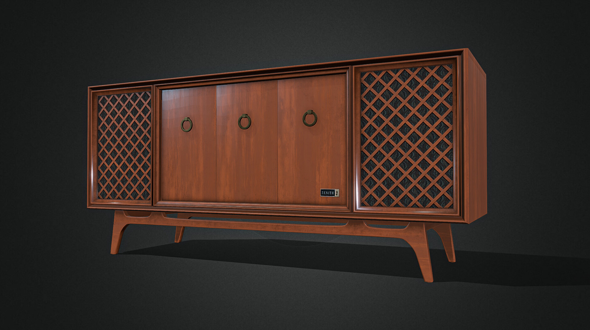 Matthew Donlan - 1960s Zenith radio console - Mid Century Modern