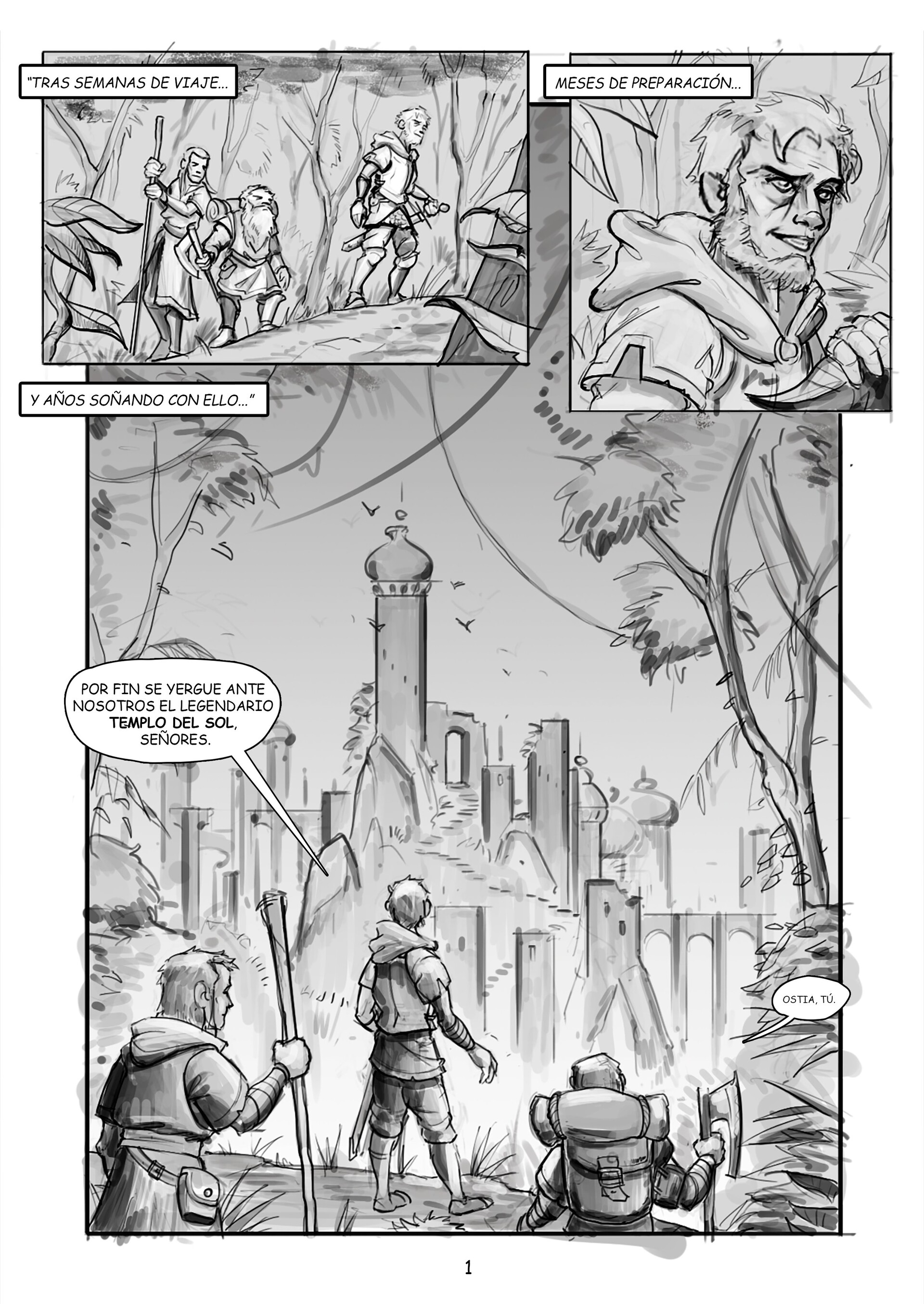 ArtStation - Comic page