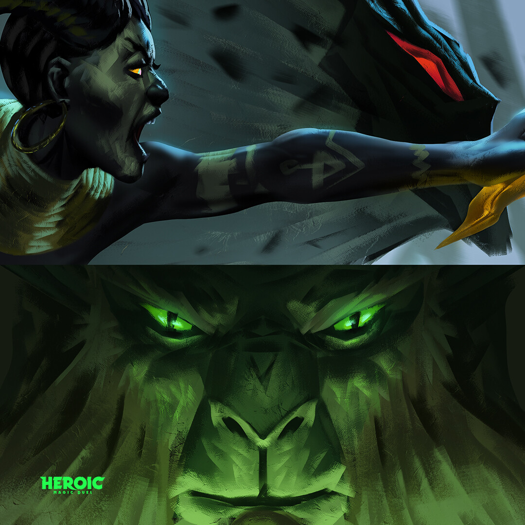 ArtStation - Terrin Rhii meets Queen Oba