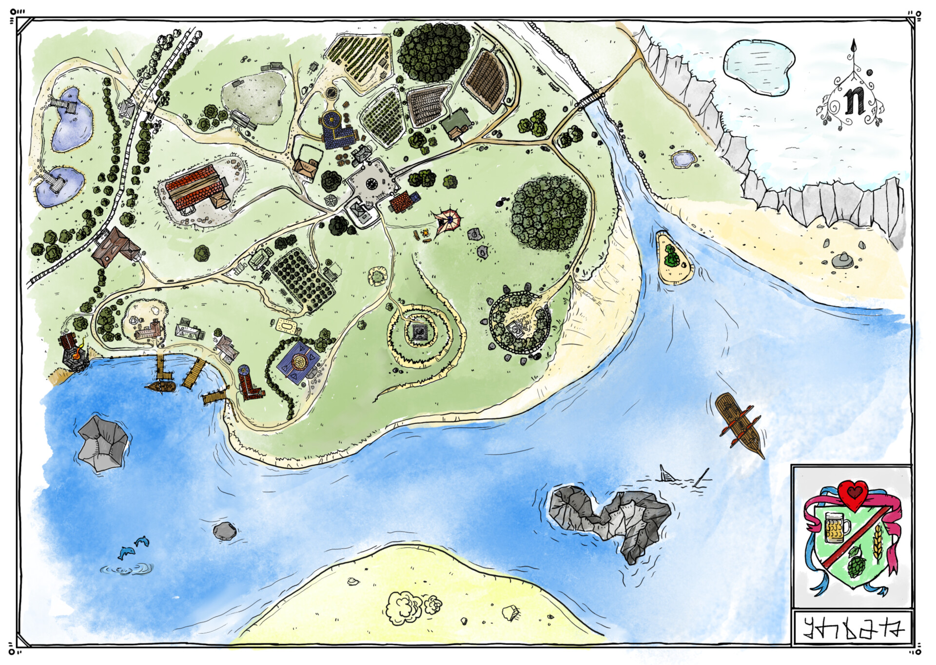 ArtStation - Fantasy Map