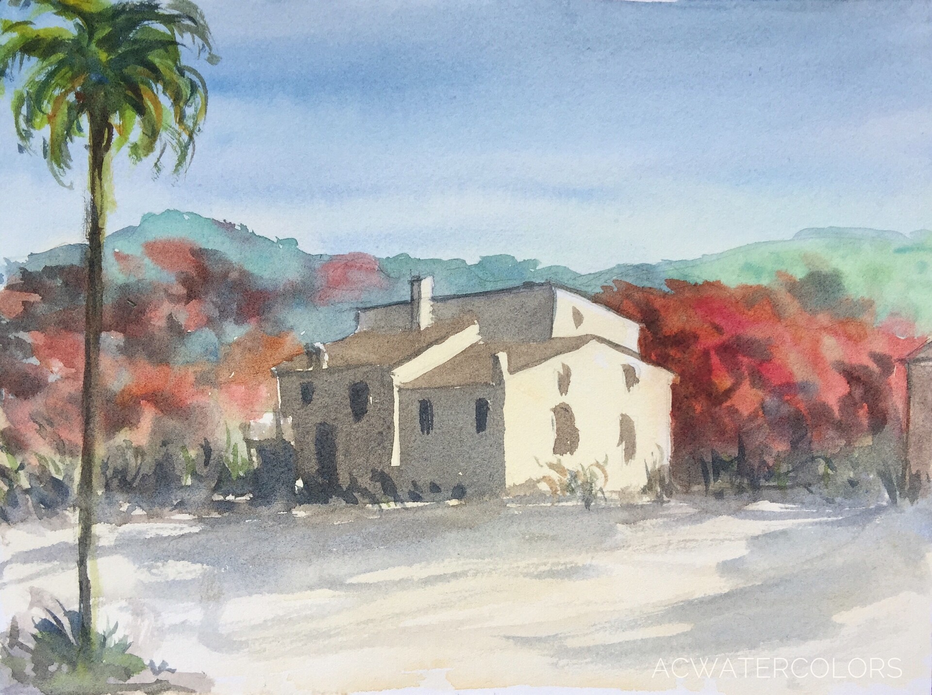 ArtStation - Mas Provençal. Old provence mill.