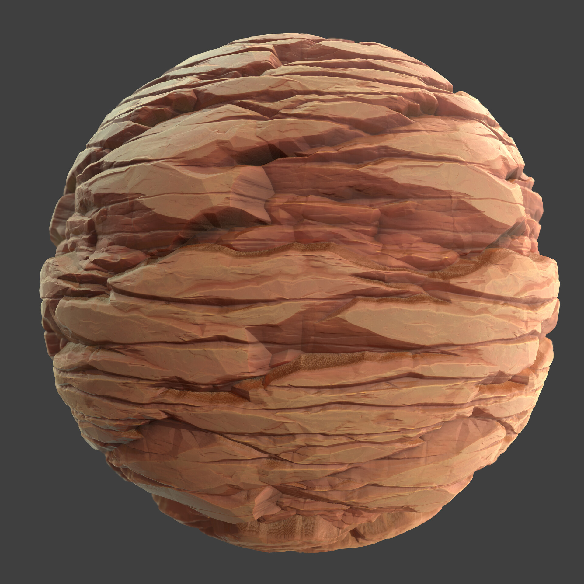 ArtStation - Stylized Red Rock Canyon