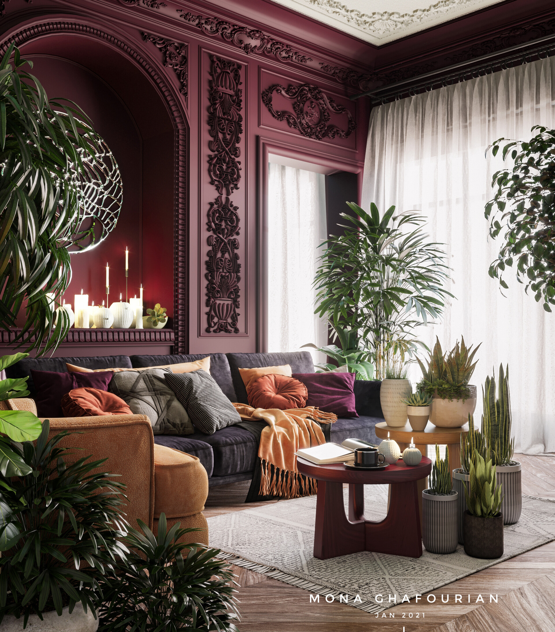 ArtStation - interior design presentation