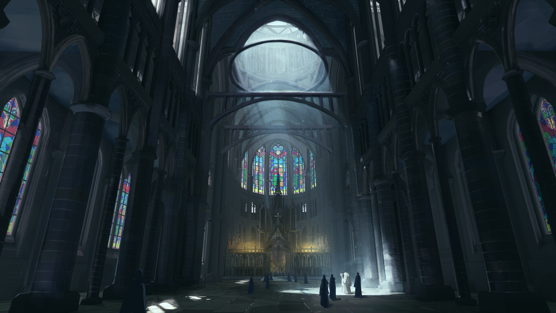 Chris van Dalfsen - Kingsbridge cathedral fan concepts (The Pillars of ...