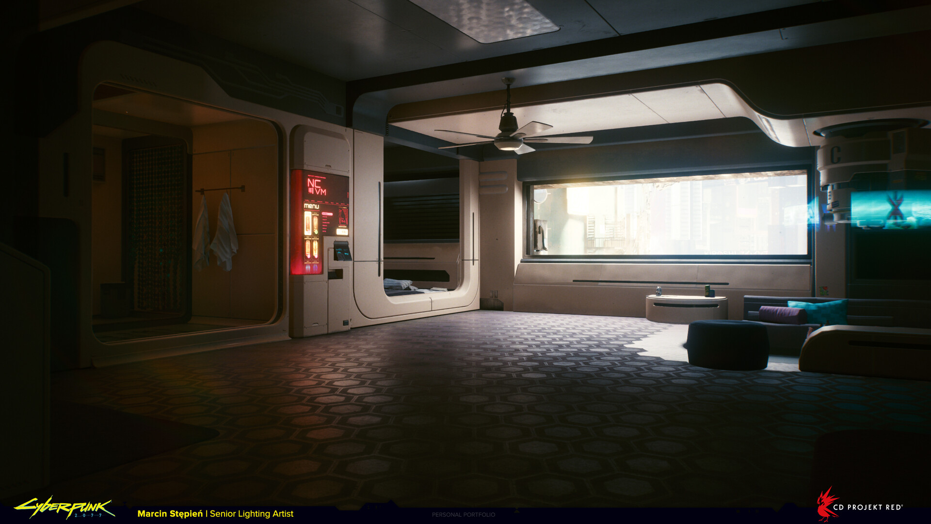 Marcin Stępień - Cyberpunk 2077 Megabuilding Lighting