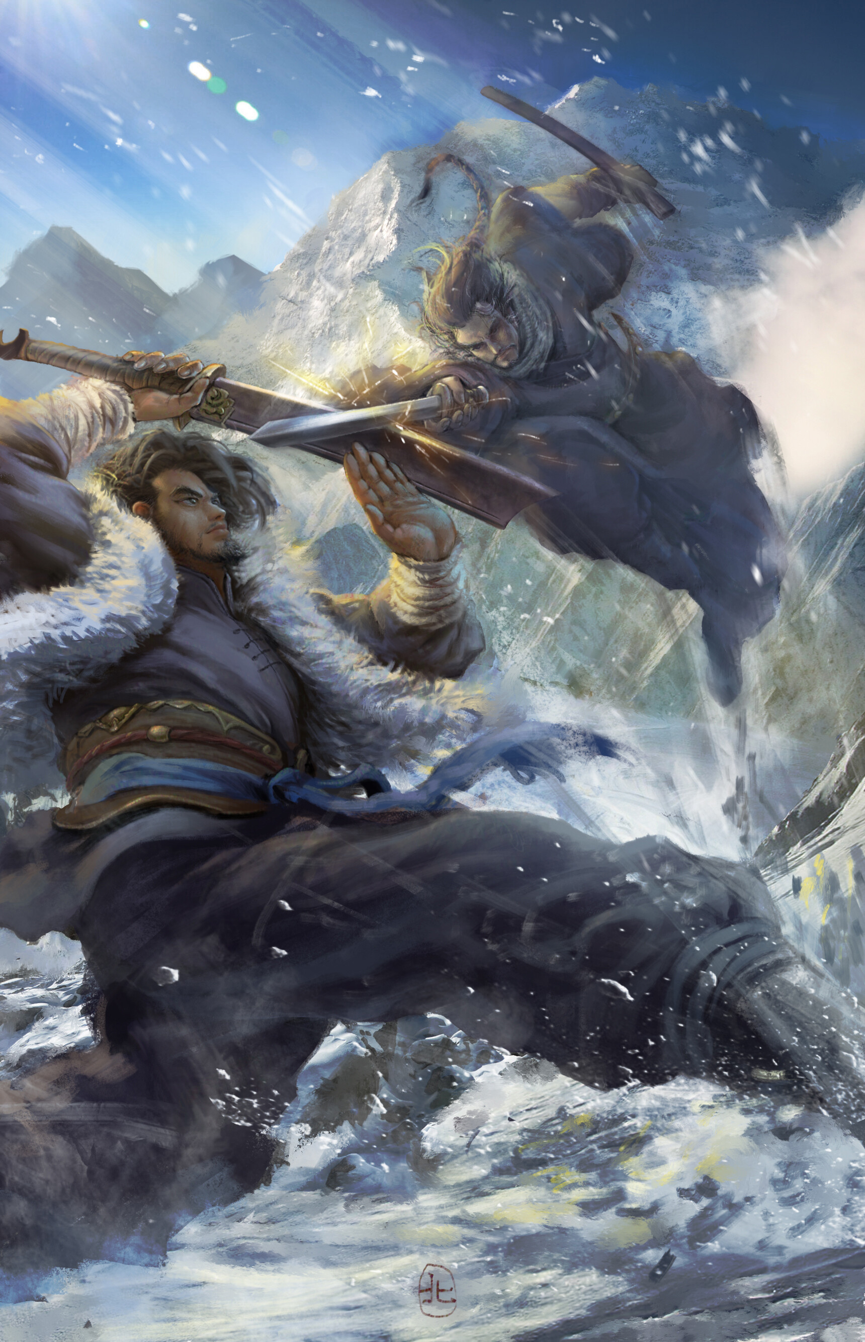 ArtStation - Kung fu- The Flying Fox of Snowy Mountain