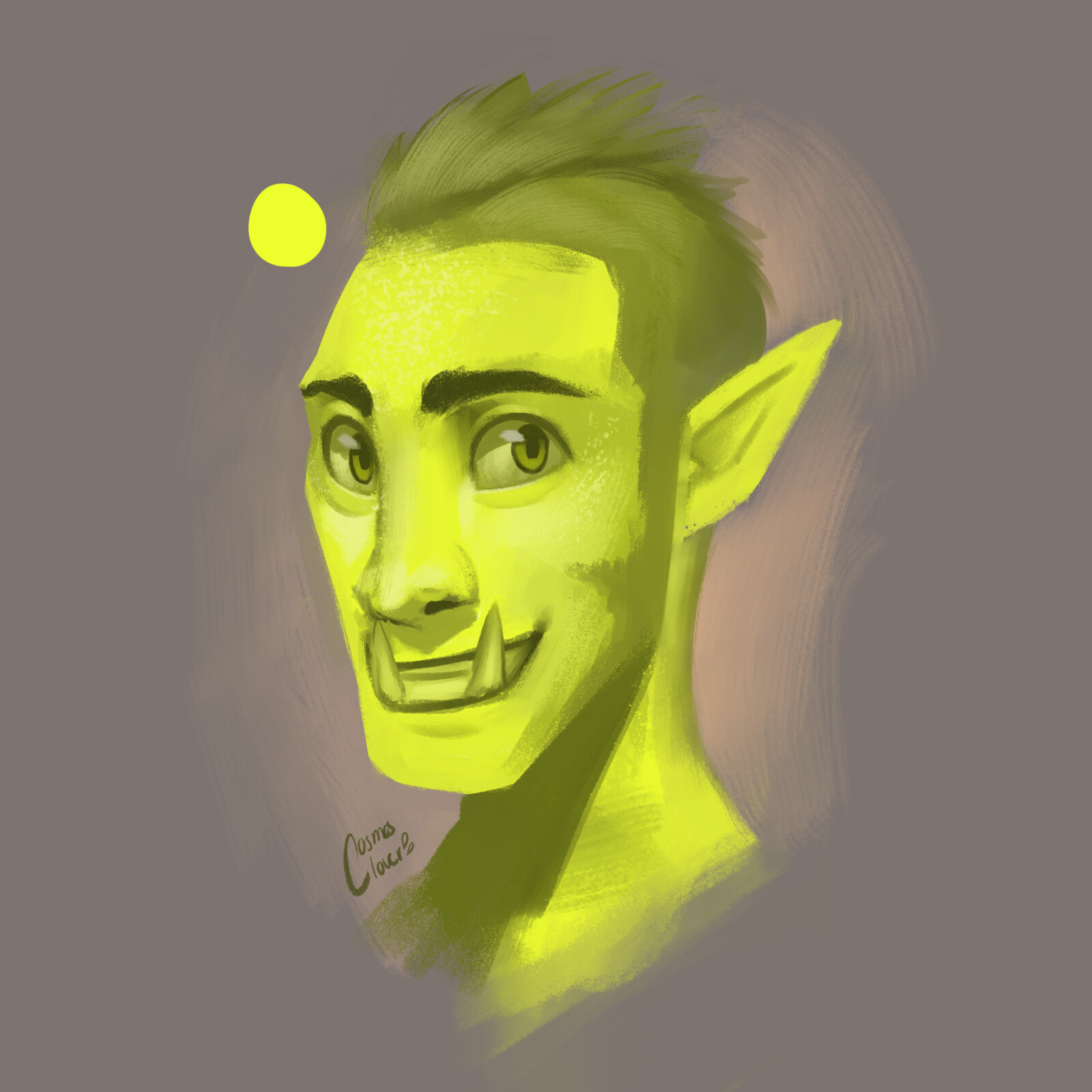 Cosmos Clover Guy - Green Slim Troll