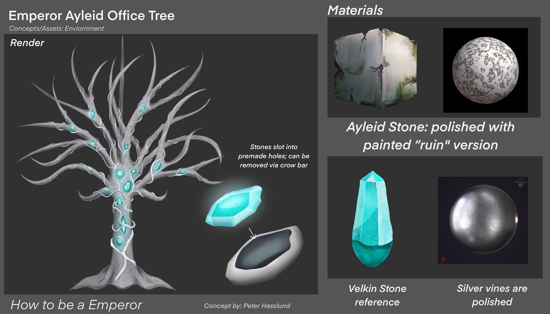 ArtStation - Beyond Skyrim: How to Be A Emperor Ayleid Tree