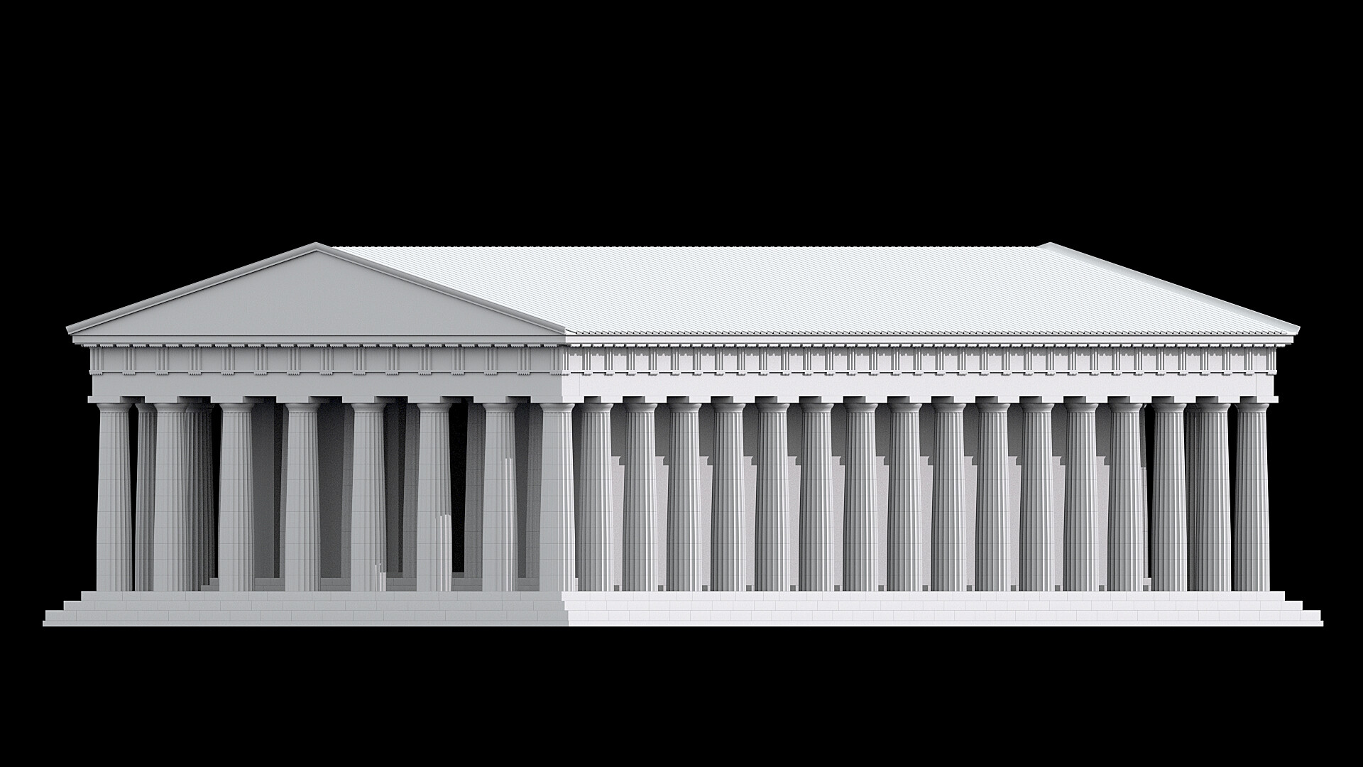 ArtStation - Procedural Greek Temple